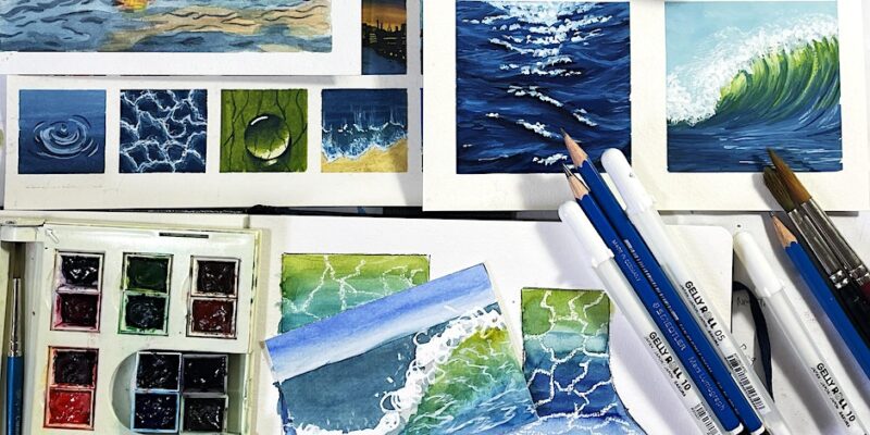 Our Waterways, Drawing and Painting Water – Friends of Bushwick Inlet Park
